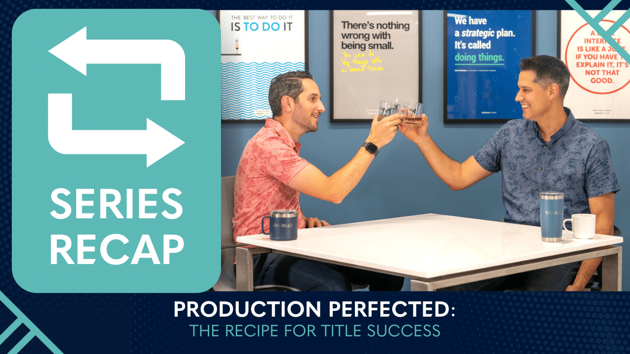 [VIDEO] Production Perfected: The Recipe for Title Success Series ...
