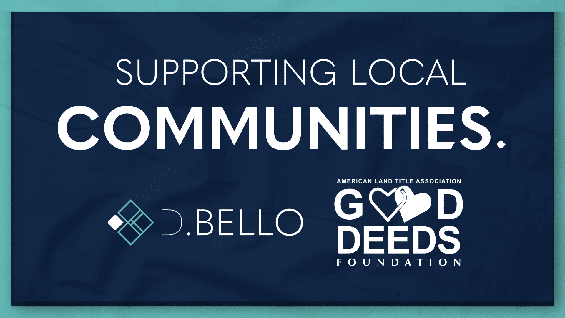 D. Bello Renews Commitment to ALTA Good Deeds Foundation with Annual ...