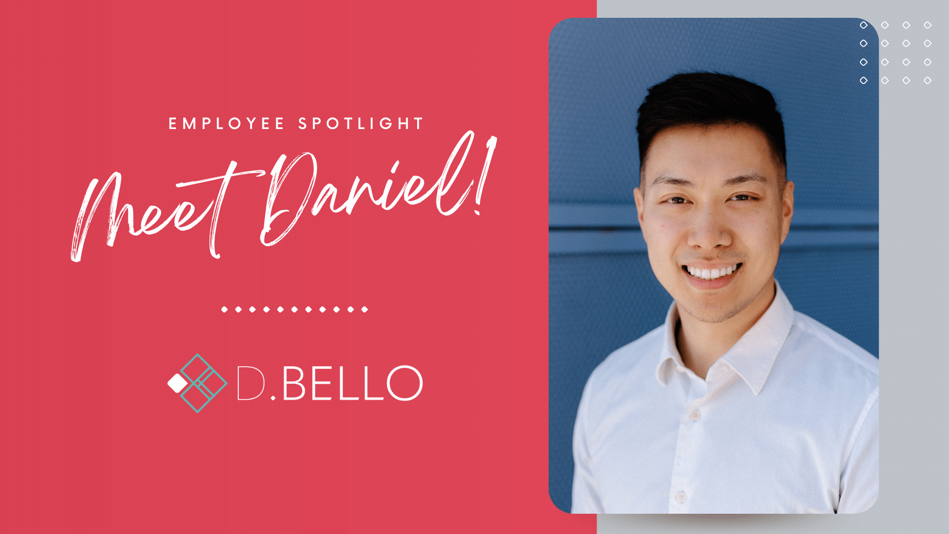 Meet Daniel Chung, our Data Service Manager!